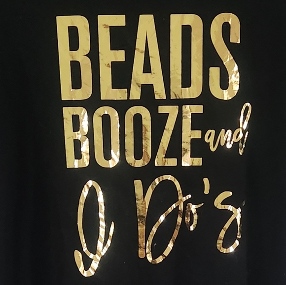 Tops | Beads Booze And I Dos Bachelorette Party Nola Tshirt | Poshmark
